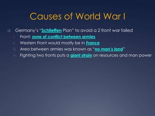WWI Causes Notes | PPT