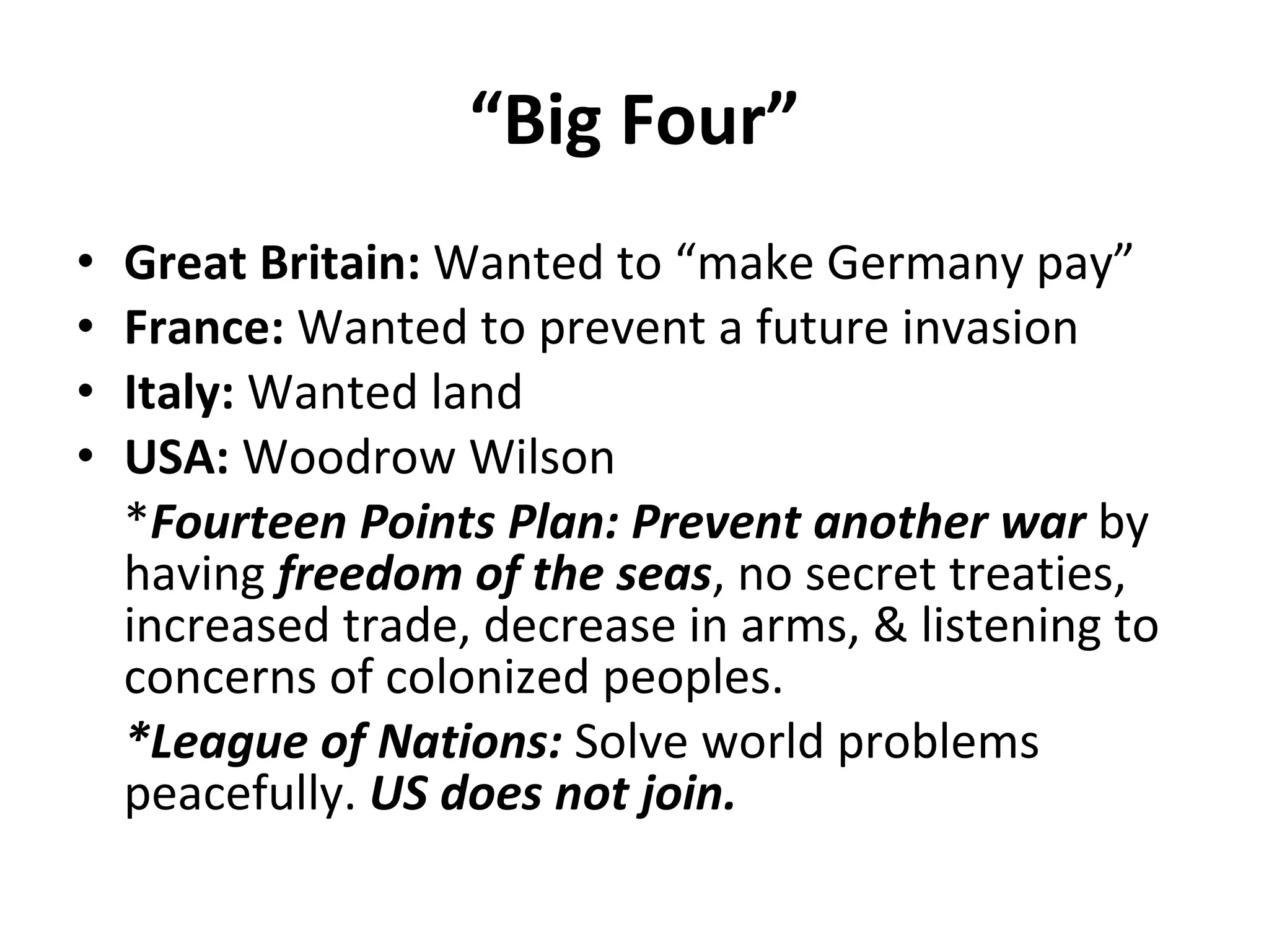 WWI Comes To An End | PPT