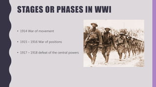 WWI development | PPTX