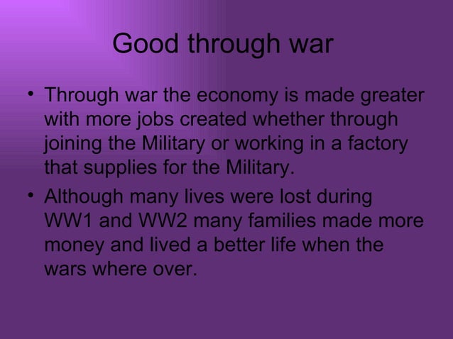 WW1 to WW2 Econemy Eldon | PPT