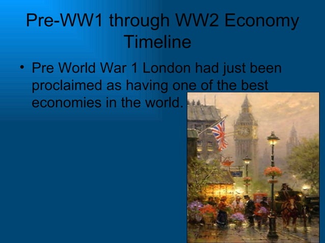 WW1 to WW2 Econemy Eldon | PPT