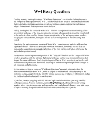 Wwi Essay Questions.pdf