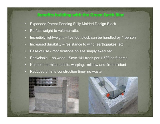 Green Earth Building Block | PPT