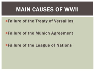 WWII: Causes and Impacts | PPTX