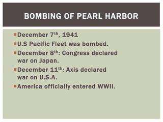 WWII: Causes and Impacts | PPTX