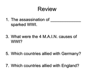 Wwi i | PPT