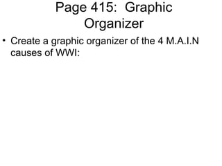Wwi i | PPT