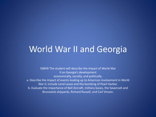 World War II and Georgia | PPTX