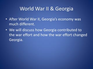 World War II and Georgia | PPTX