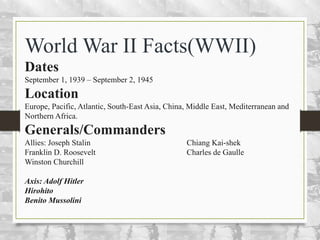 World War II | PPTX | Death, Injury, or Military Conflict | Sensitive ...
