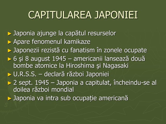 Al doilea razboi mondial. Prezentare ppt | PPT