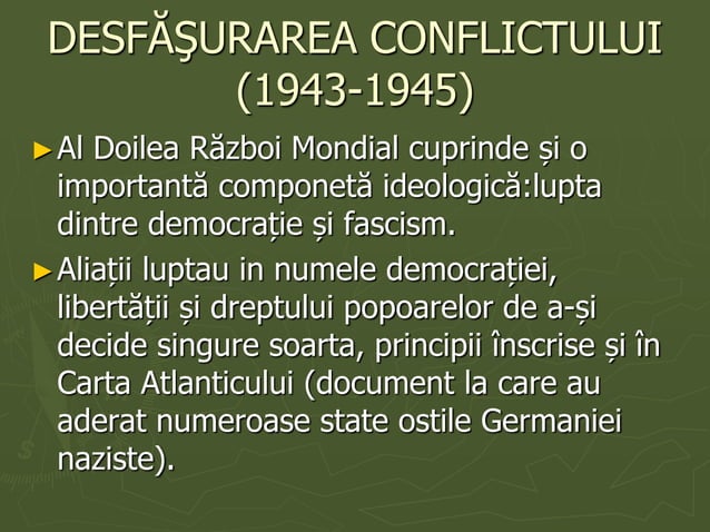 Al doilea razboi mondial. Prezentare ppt | PPT