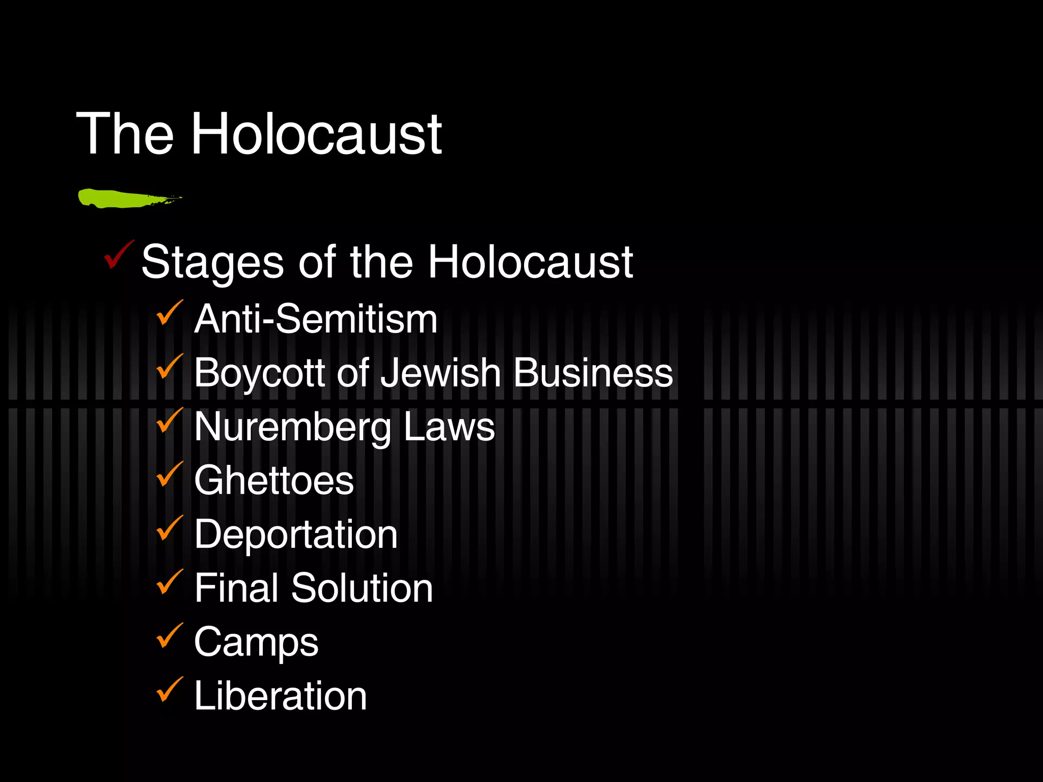 WWII / Holocaust Overview | PPT