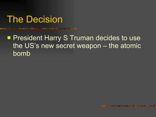 WWII in the Pacific | PPT