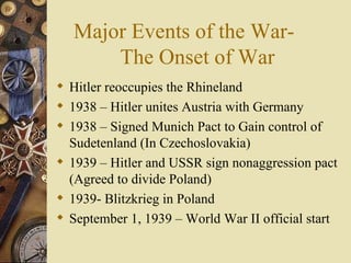WWII Overview | PPT