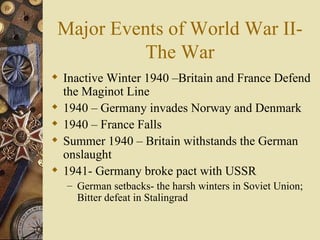 WWII Overview | PPT