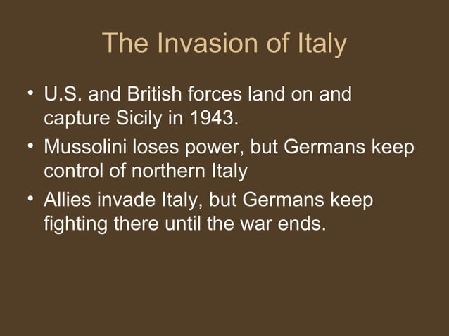 Wwii allied victory | PPT