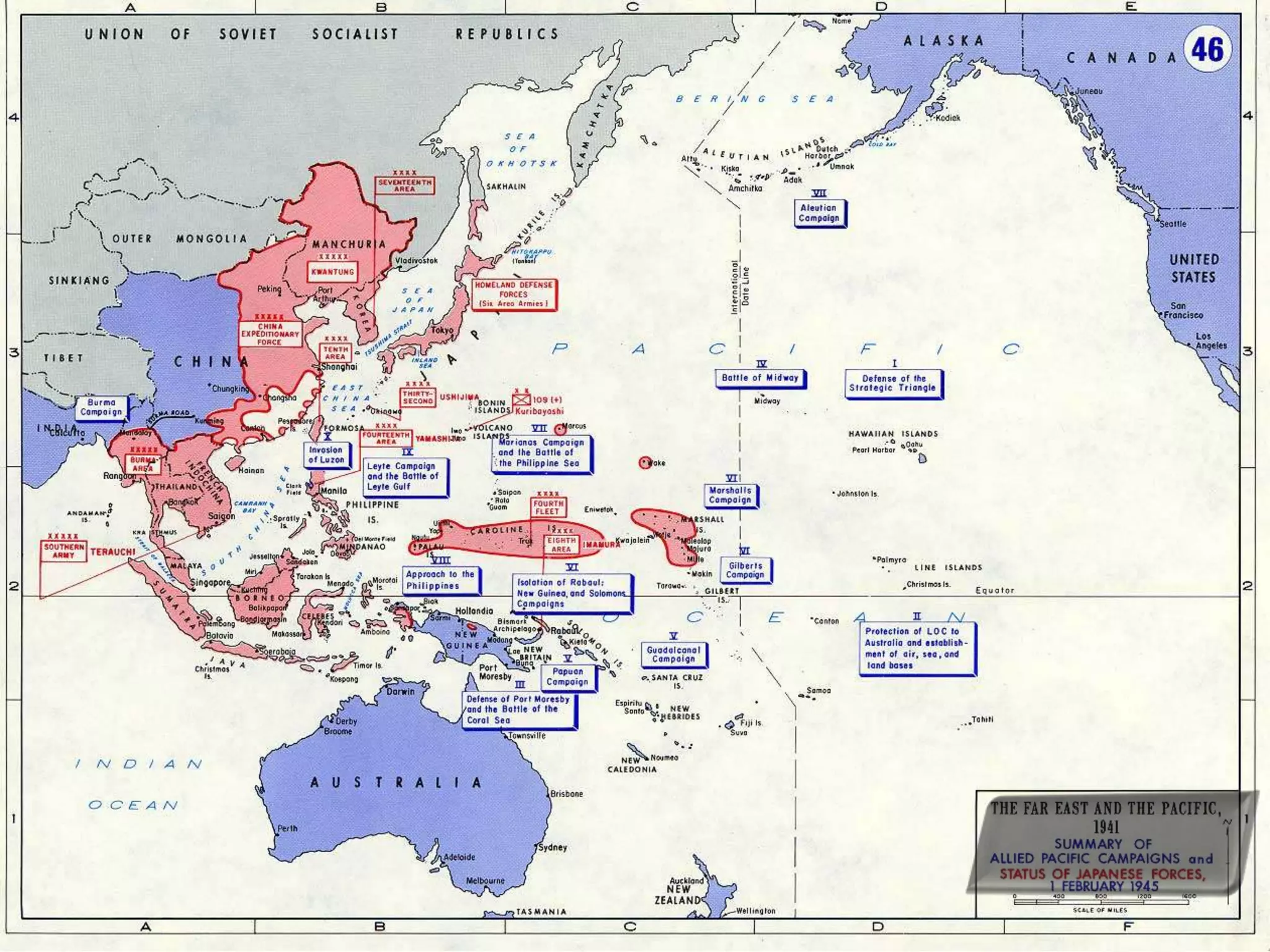 World War II. in Asia Maps | PPSX
