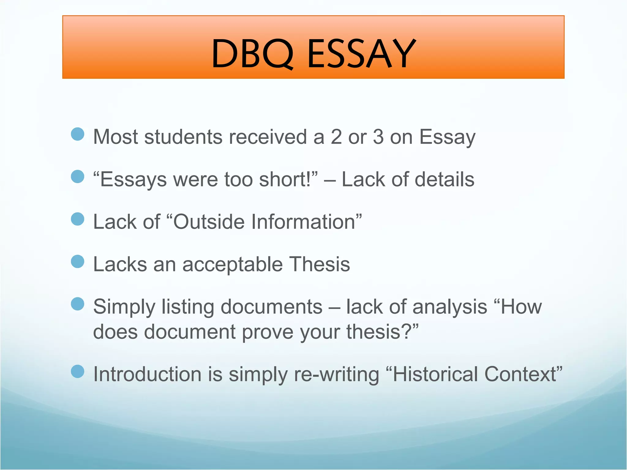 WWII DBQ Overview | PPT