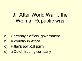 World War II Slideshow Part Two | PPT