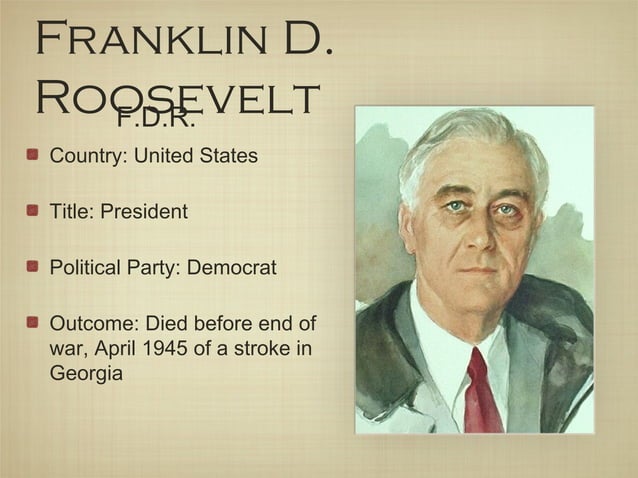 WWII intro and leaders | PPT