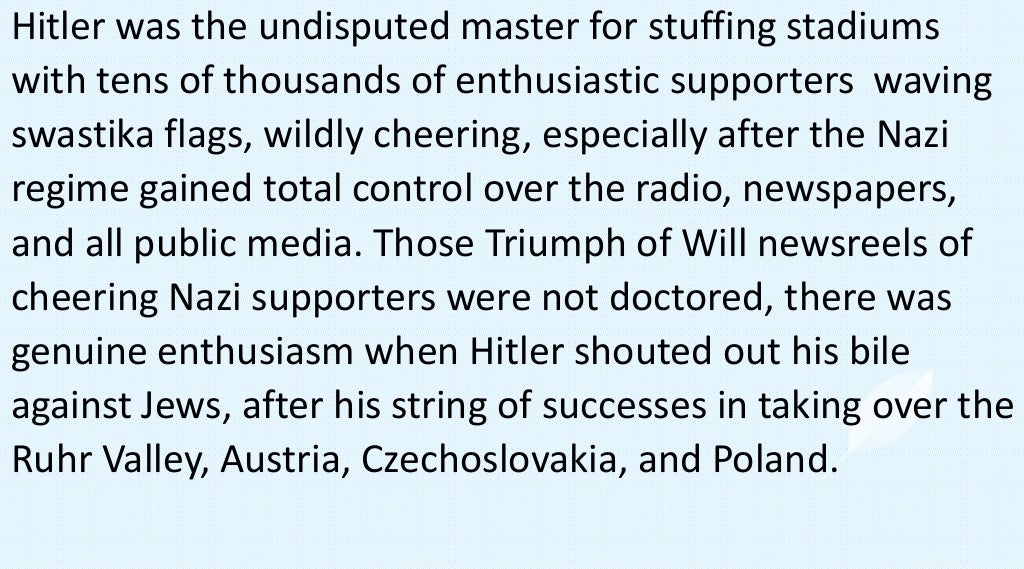 WWII Lessons: Can We Compare Trump to Mussolini and Hitler? On Filling ...