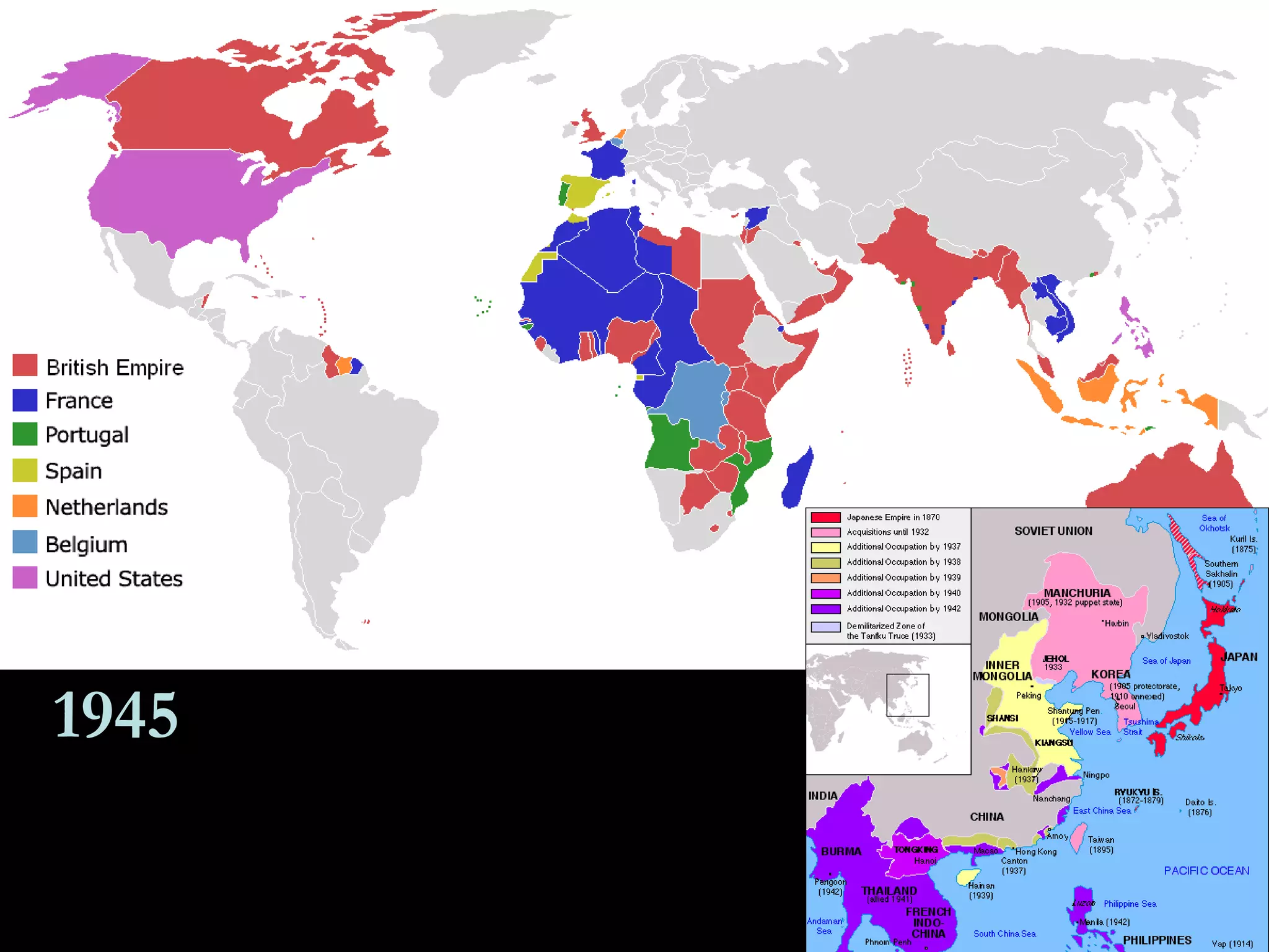 WWII maps with animation | PPT