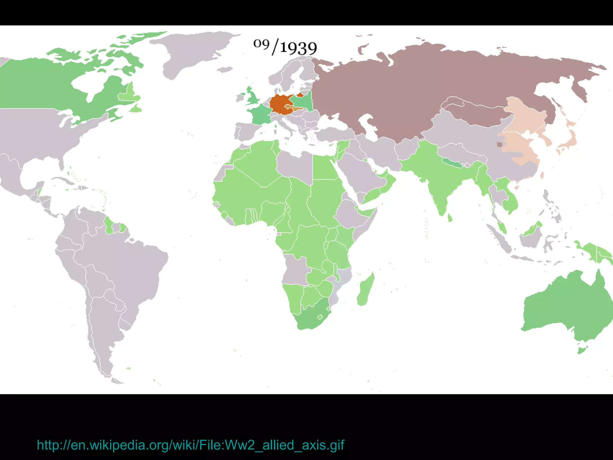 WWII maps with animation | PPT
