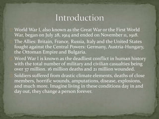 Wwi impact | PPT