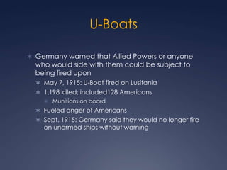 WWI--The War & Aftermath | PPT