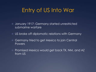 WWI--The War & Aftermath | PPTX