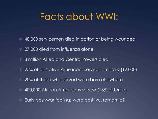 WWI--The War & Aftermath | PPTX