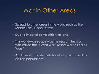 WWI--The War & Aftermath | PPTX