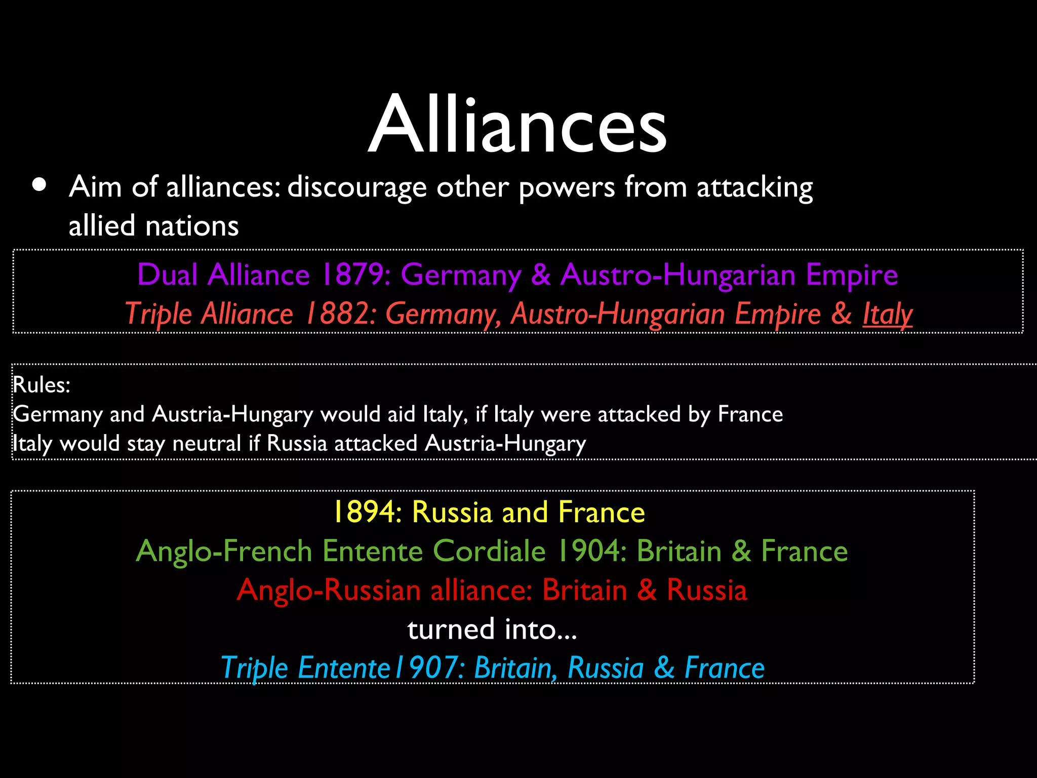 Wwi introduction slideshow | PPT | Death, Injury, or Military Conflict ...