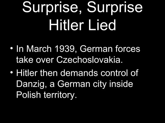 WW II: Part 1 Hitler Aggression vs. British Appeasement | PPT