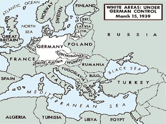 WW II: Part 1 Hitler Aggression vs. British Appeasement | PPT