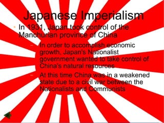 Causes of WWII | PPT