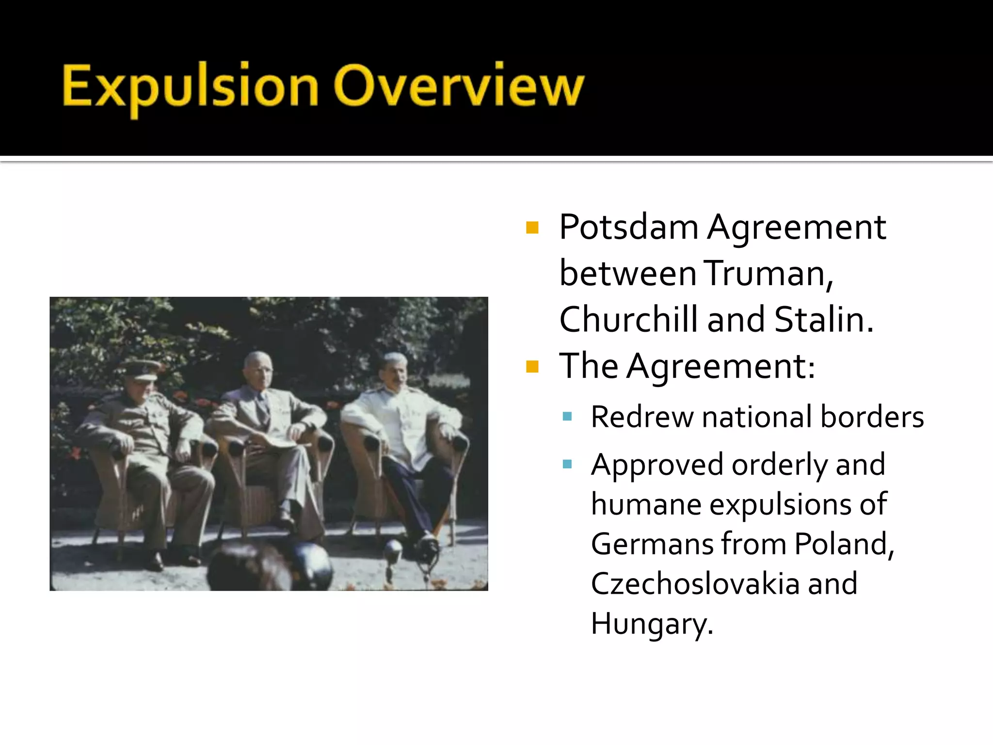 German Expulsion Presentation | PPTX
