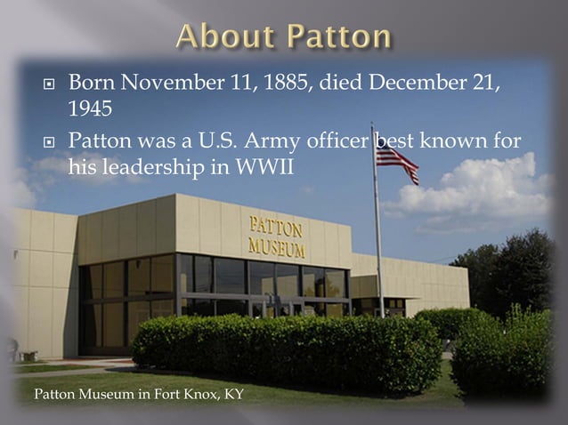 WWII project: George S. Patton | PDF