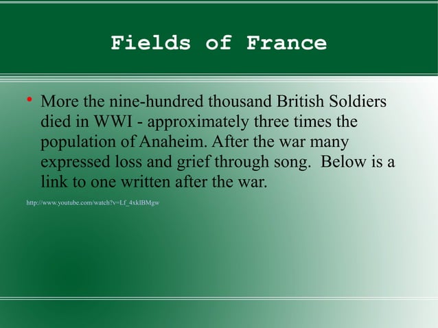 WWI Lecture | PPT
