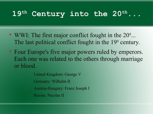 WWI Lecture | PPT