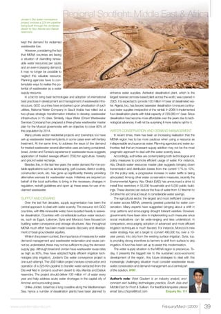 Water Scarcity in MENA | PDF