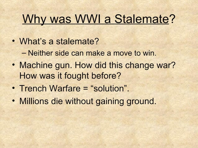 World War I Power Point | PPT