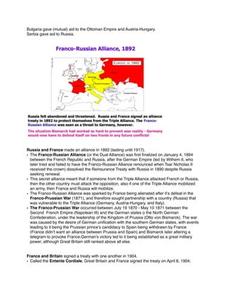 WWI Outline | PDF