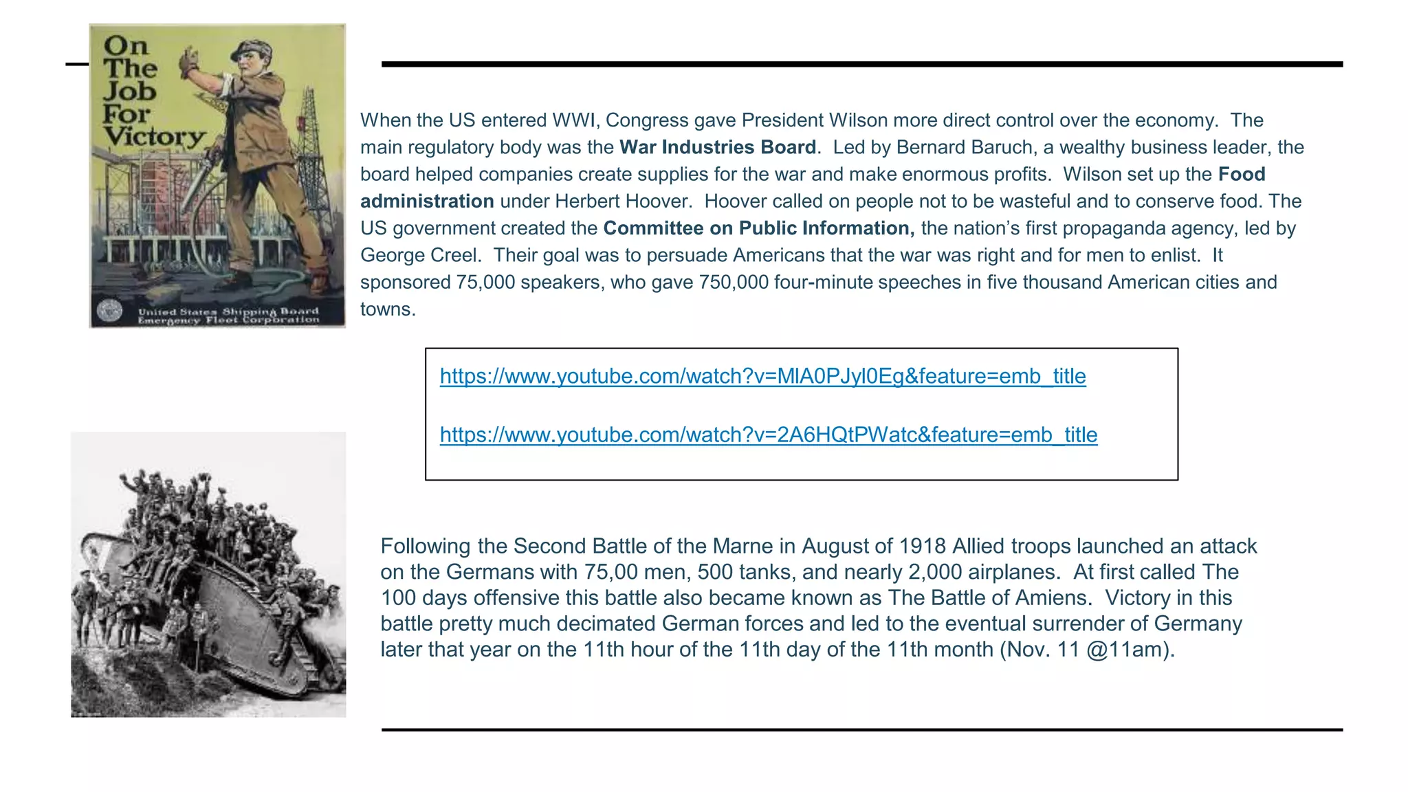 Wwi overview rbms | PPTX