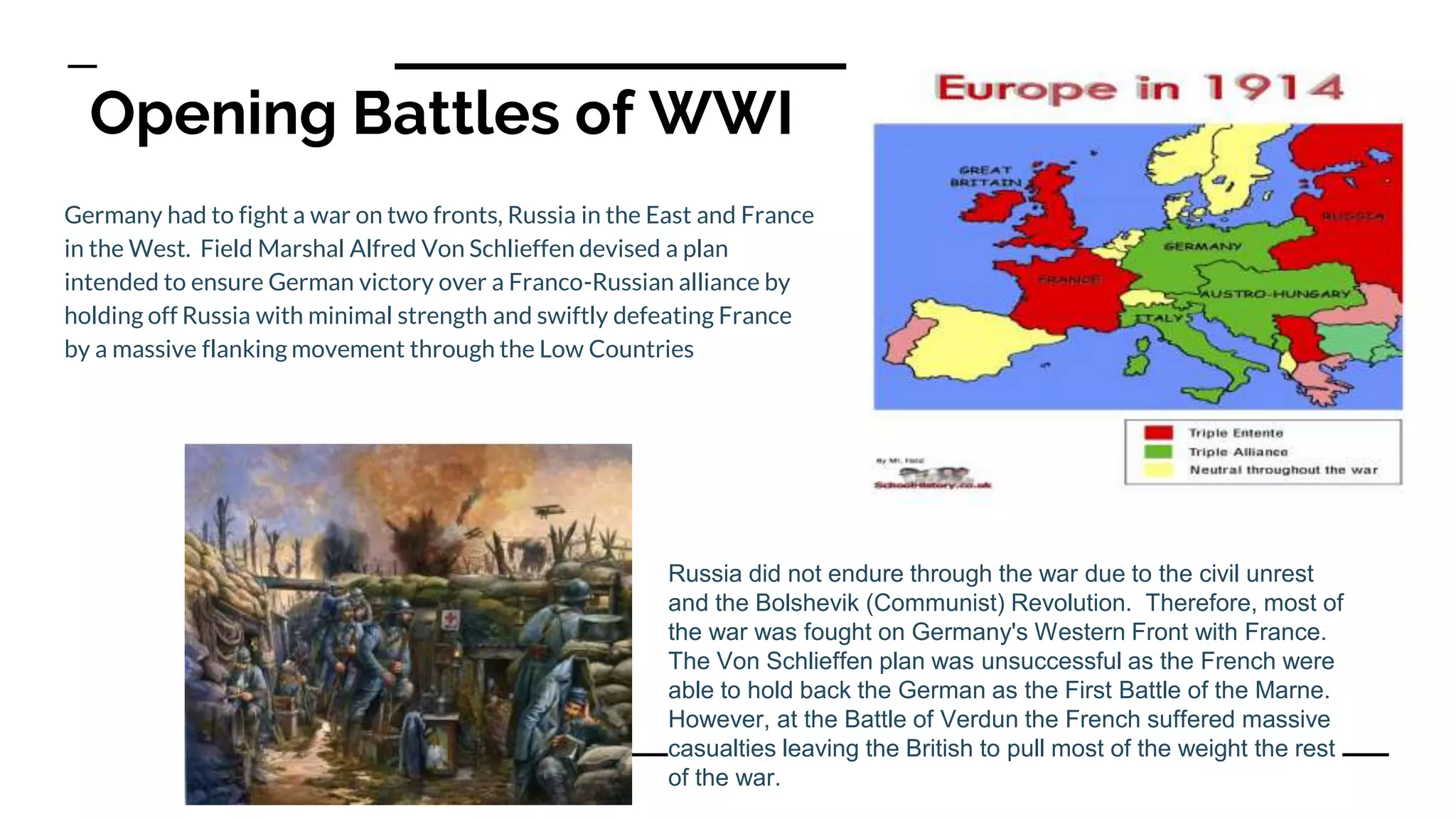 Wwi overview rbms | PPTX