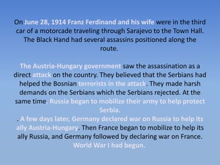 Causes/ Georgia's Contributions to WWI | PPTX