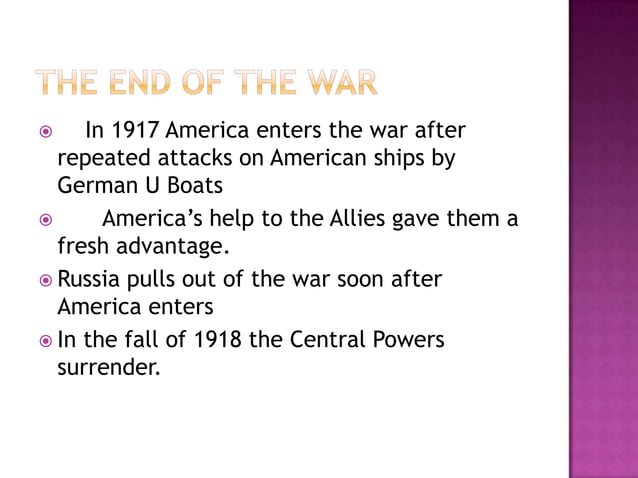 World War 1 | PPT