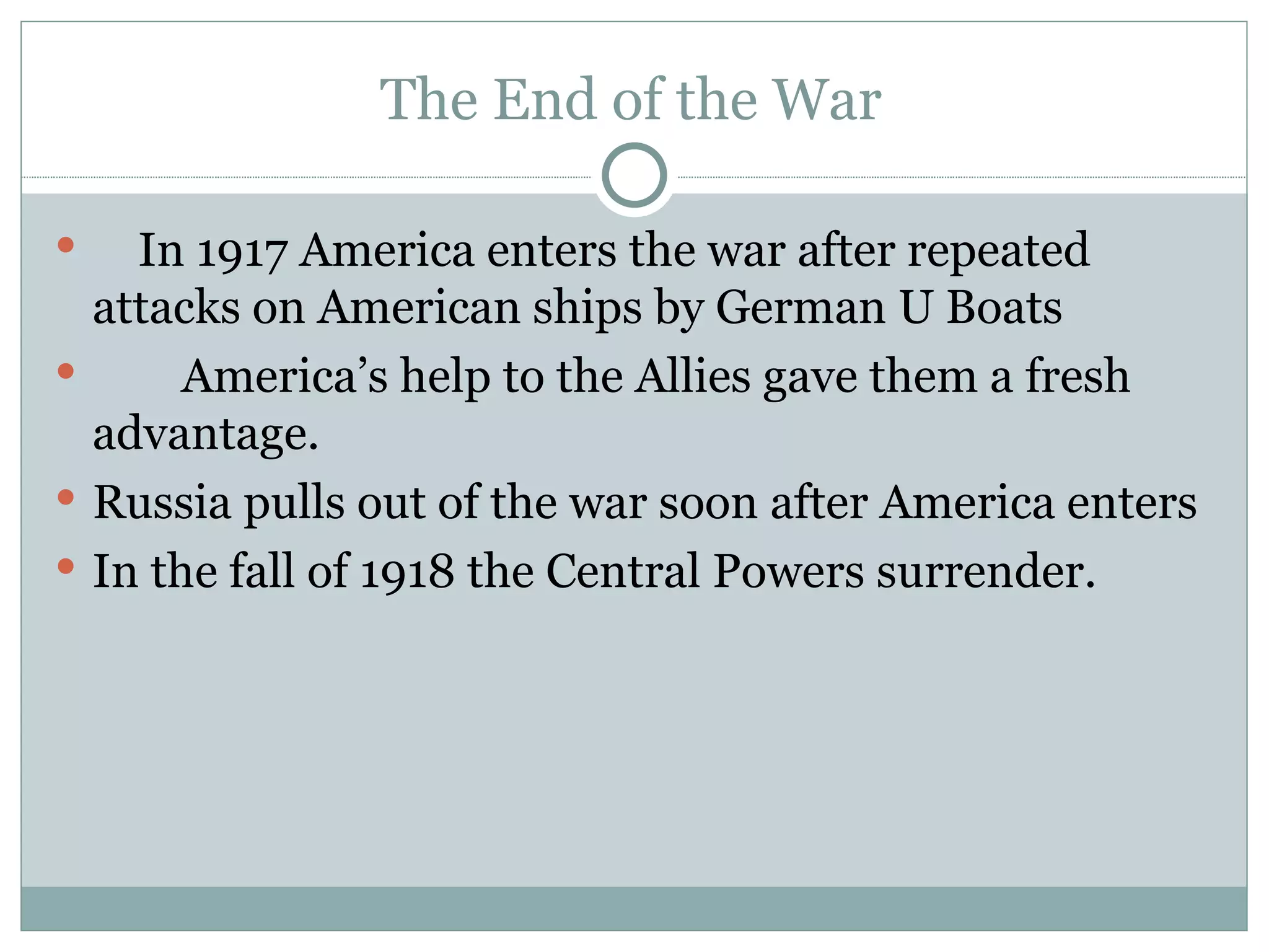 WWI Notes PowerPoint | PPT | Death, Injury, or Military Conflict ...