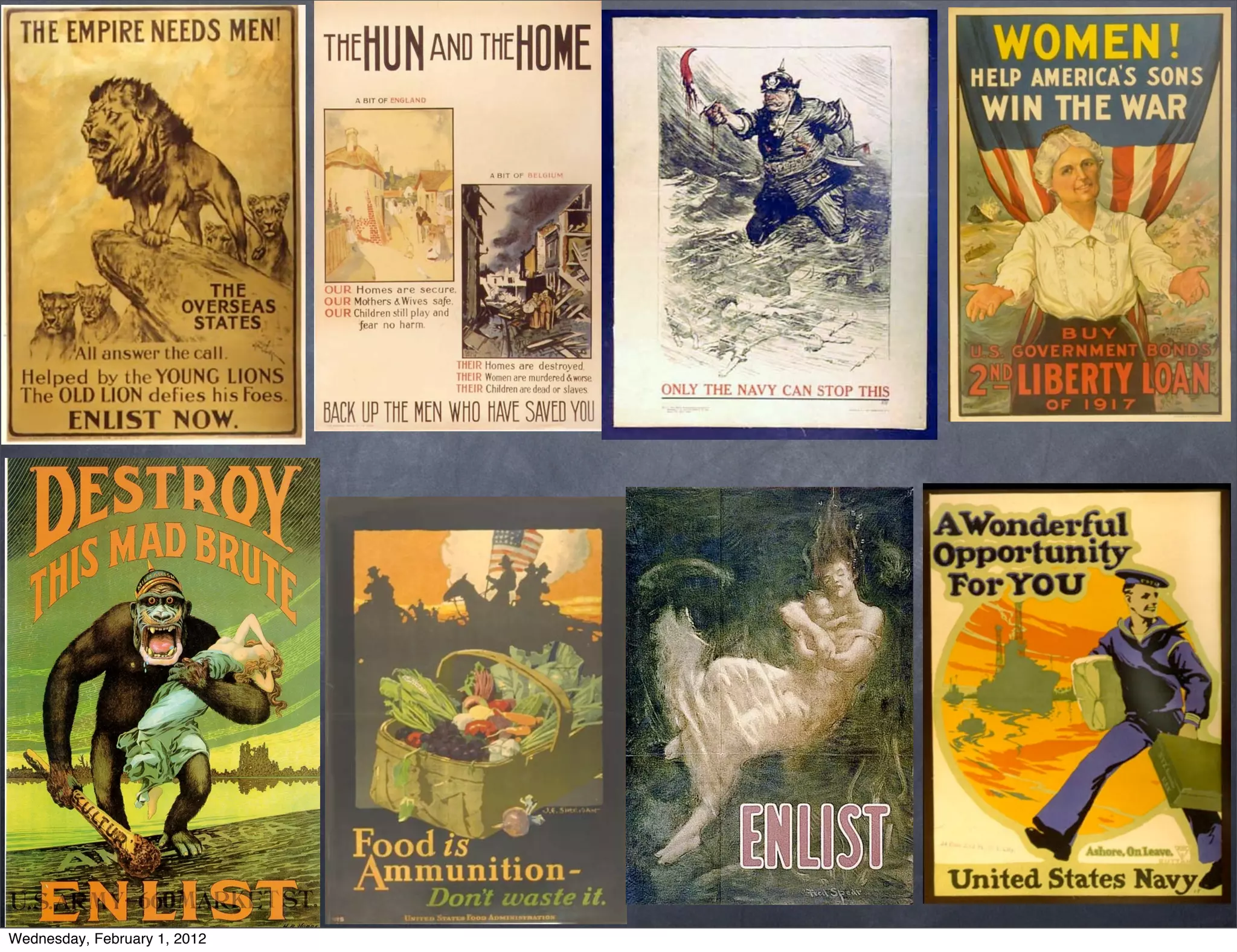 WWI Propaganda Presentation | PDF